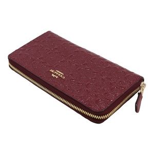 Coach | Bags | F5485 Accordion Zip Wallet In Signature Leather | Poshmark